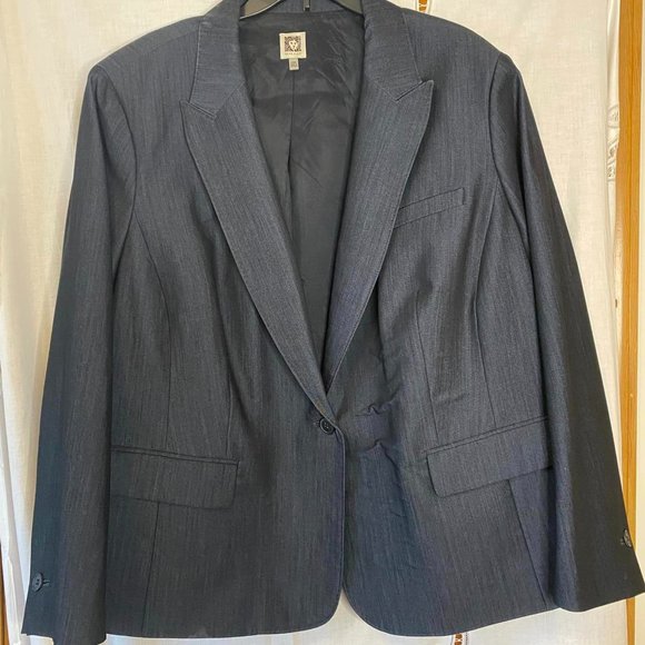 Anne Klein | Jackets & Coats | Size 22w Anne Klein Blue Blazer And 24w ...